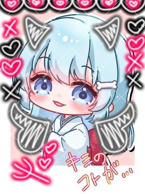 チェキ風ネップリ おはⅤ おやⅤ ハロウィン素材 - beesun - BOOTH