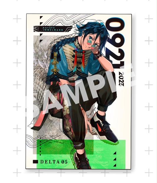 チャイナ服ハヤテ_ポストカード - もっさりmocomoco - BOOTH