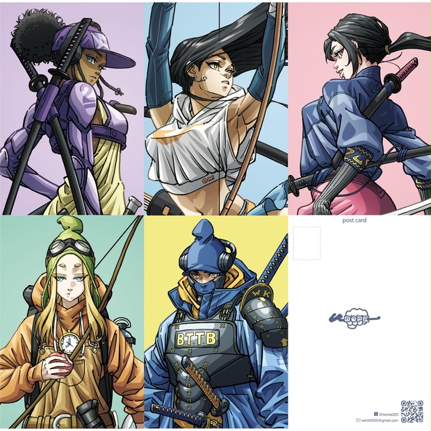 ポストカード5種セット 第2弾 - sw-79 - BOOTH