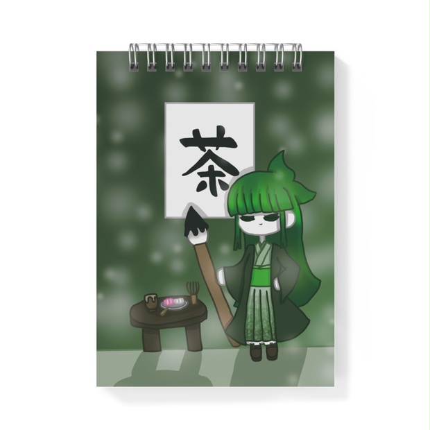 【Riaグッズ第2弾】緑野抹茶のメモ帳 - こーぴんのコーヒー店 - BOOTH