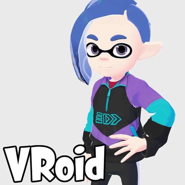 VROID [Splatoon] Takoroka Nylon Vintage VRoid Jacket Texture ...
