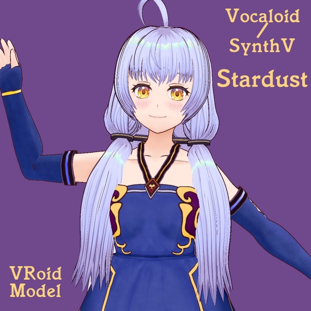 Vocaloid / Synthesizer V Stardust VRoid Model - MelodyCrystel's Carton ...