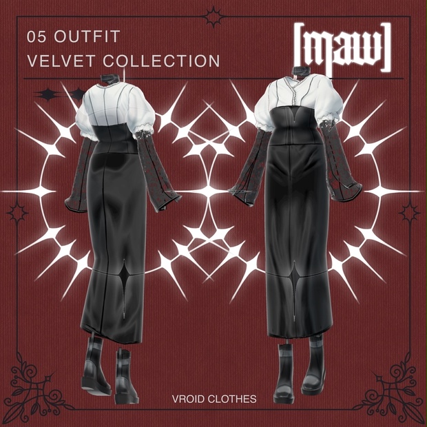 05 OUTFIT VROID by [maw] - [maw] - BOOTH
