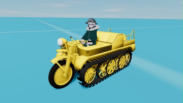 Half-track Motorcycle - object777 - BOOTH