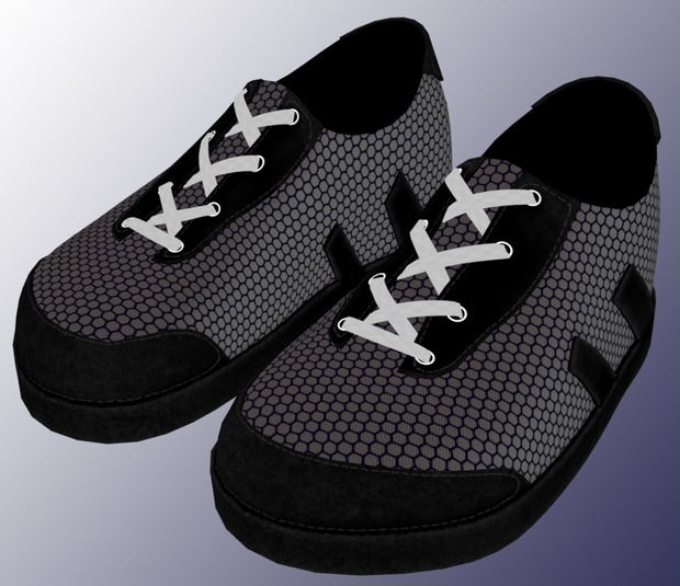 Hexagon Pattern Shoes - nrj - BOOTH