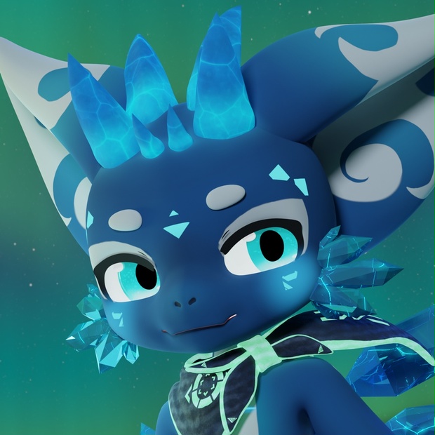 [BlueGuaShop] -3Dモデル-ゴンビ-Gonbi-Bing chilling with some ice on the side ...