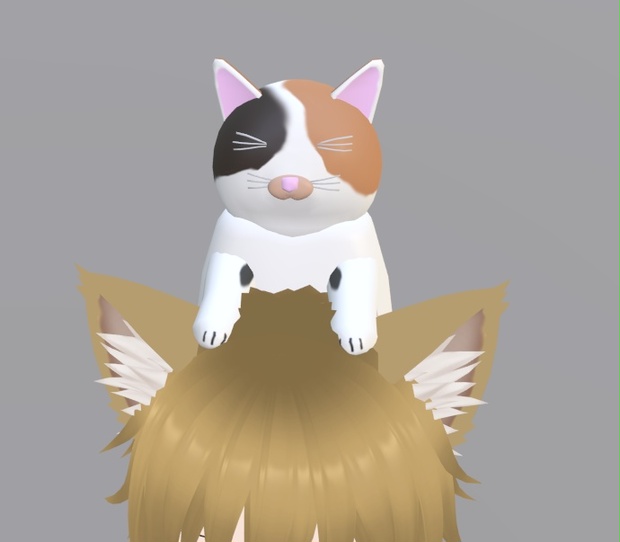 【VRChat】三毛猫【3Dモデル】 - mint-0547 のショップ - BOOTH