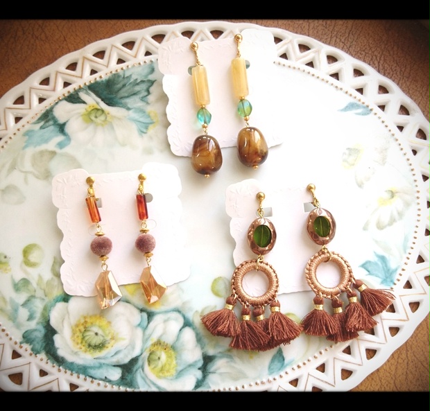 レオナイメージイヤリング - azalea - BOOTH