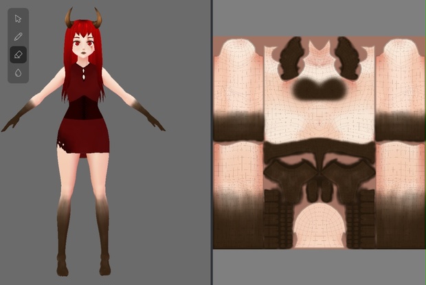 Vroid skin texture - taktycznyprecel - BOOTH