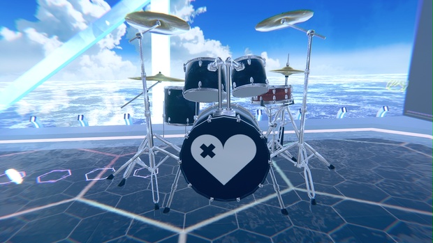 Drum Kit for avatars - almostawake - BOOTH
