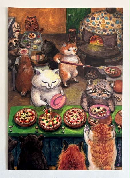 「ピザ屋さん」A2ポスター - KAMANO FACTORY - BOOTH