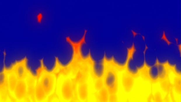 Anime Fire Blue Screen 7 - 白五ヱ門 - BOOTH