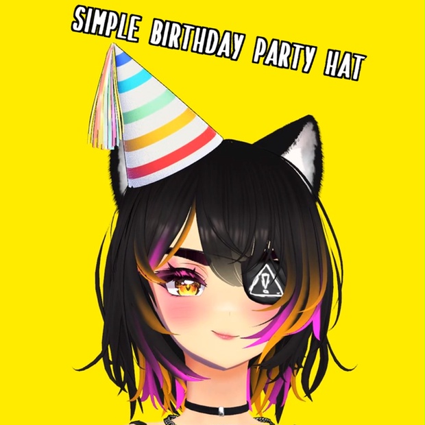 Nel's Party Hat (For VRChat) - Nelaire - BOOTH
