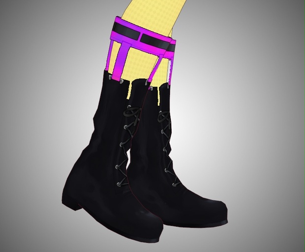 Puller Boots for VRoid - Multiple color set - battynator-store - BOOTH