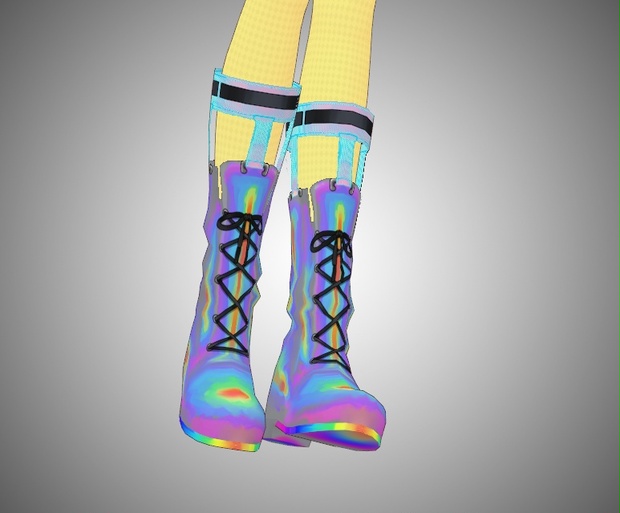 Puller Boots for VRoid - Multiple color set - battynator-store - BOOTH