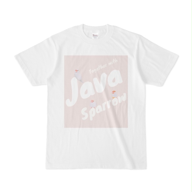 Java Sparrow ロゴに乗った3羽Tシャツ - ゆうみん - BOOTH