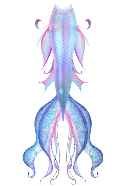 Mermaid Tail for Half-Body Models! - Bunny Bobbles! - BOOTH