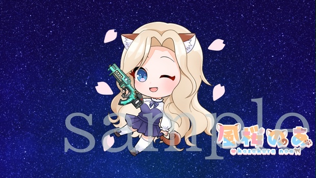 風桜のあPC用壁紙 - 風桜のあVtuber - BOOTH