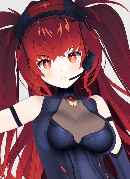 cyber plug suit girl model - buwakuda - BOOTH