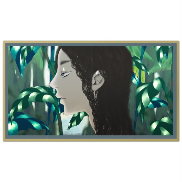 密林 屏風 - 4曲 - kense - BOOTH