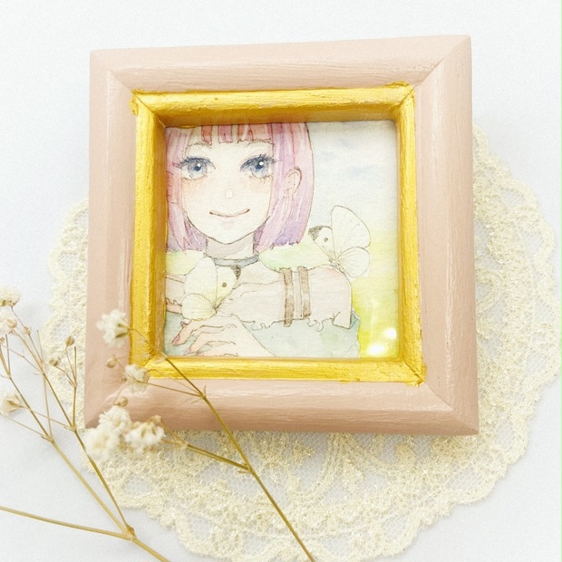 ミニ原画 モンシロチョウの春 - étude -エチュード- - BOOTH