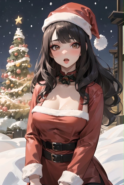 サンタのKeiちゃん90枚 - AI 男の娘 Keiの生態 - BOOTH