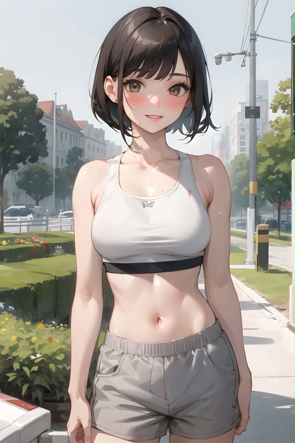 運動するKeiちゃん40枚 - AI 男の娘 Keiの生態 - BOOTH