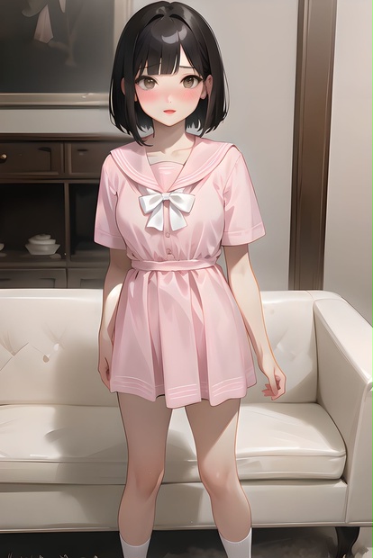 制服コスKeiちゃん36枚 - AI 男の娘 Keiの生態 - BOOTH