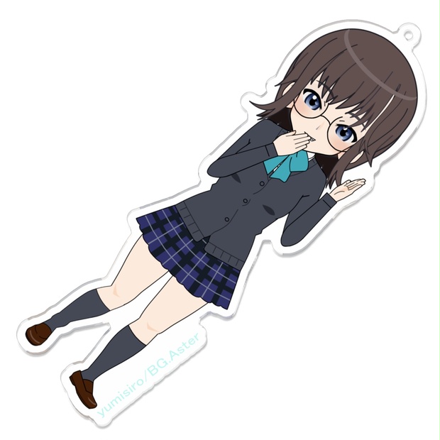 オリ娘 D02ミニ絵 アクリルキーホルダー - BG.Aster - BOOTH