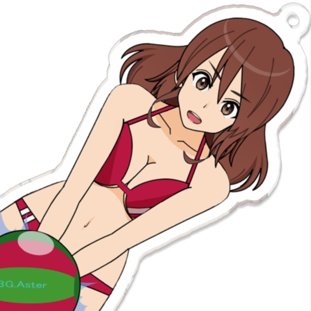 オリ娘 宮月朱音 アクリルキーホルダー - BG.Aster - BOOTH