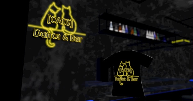 CATS Tシャツ [VRoid] - Dance＆Bar CATS - BOOTH