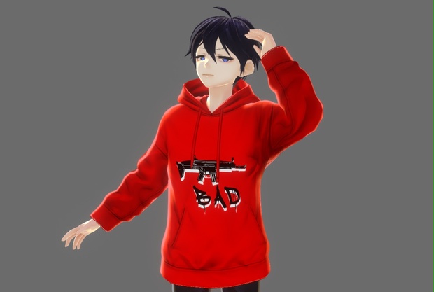 Bad Hoodie - Anime - BOOTH