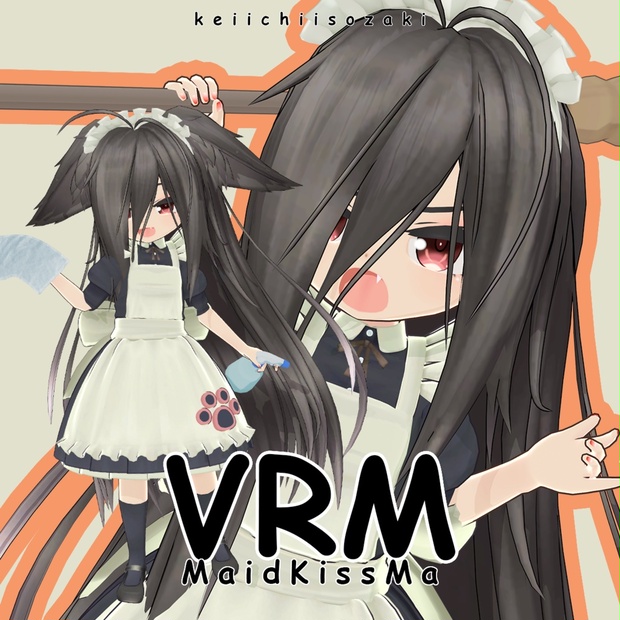 [VRM]MaidKissMa - a keiichiisozaki BOOTH store - BOOTH