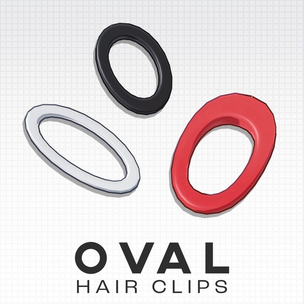Oval Hair Clips - DELTAWERKZ - BOOTH