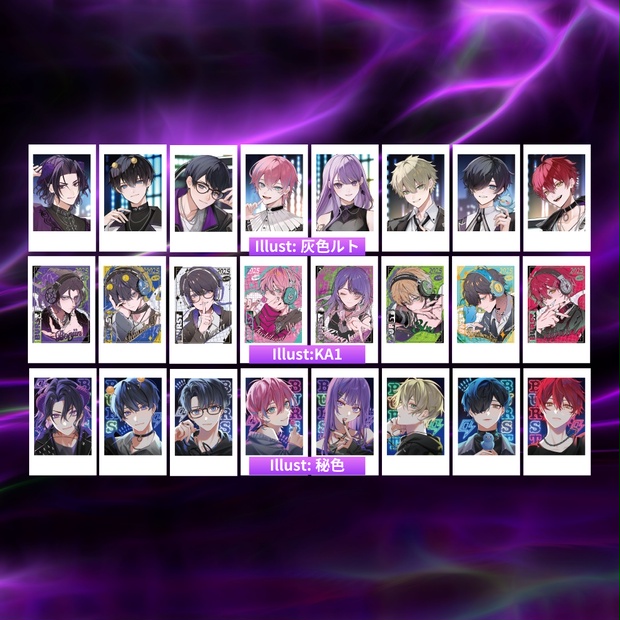 "BURST5" Cheki Trading Cards - BURST goods - BOOTH