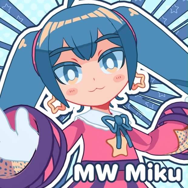 [無料/Free] MW Miku 3D Model [VRCHAT/VRM/VSF] - misfitworks - BOOTH