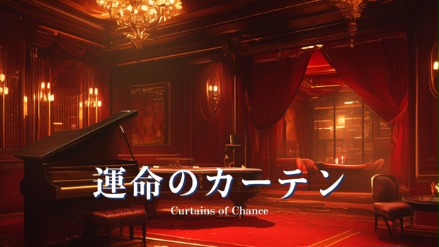 【フリーBGM】運命のカーテン - Curtains of Chance｜ゲーム シナリオBGM【NoCopyrightMusic】 - 🪼くらげさんの背景素材 - BOOTH