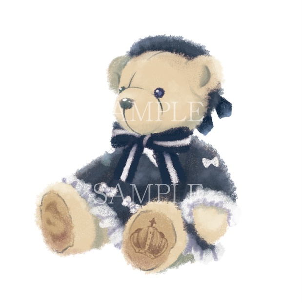 ゴスロリクマさん ステッカー - &side. - BOOTH