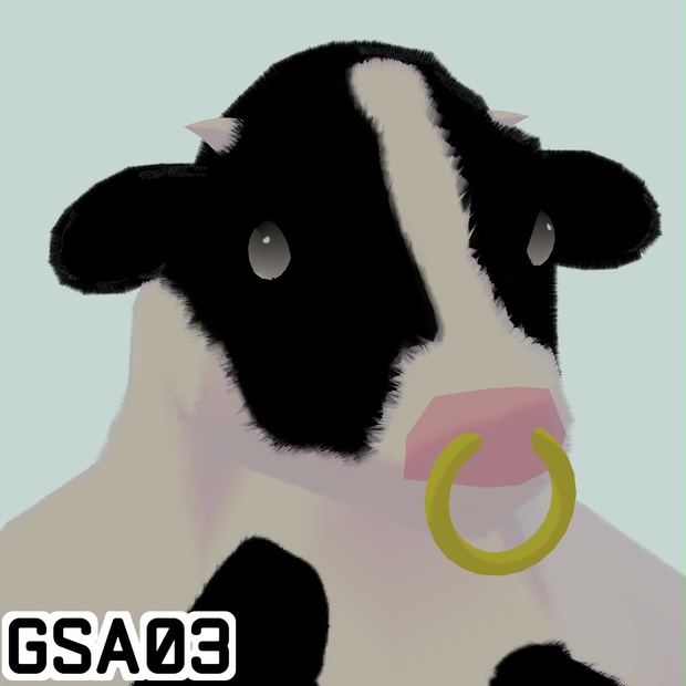 GSA03(JapneseStyleCow) - gohonmokustudio - BOOTH