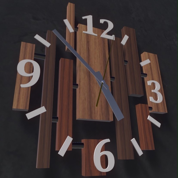 モダンブロック時計 / Modern Blocks Clock - 2227 - BOOTH