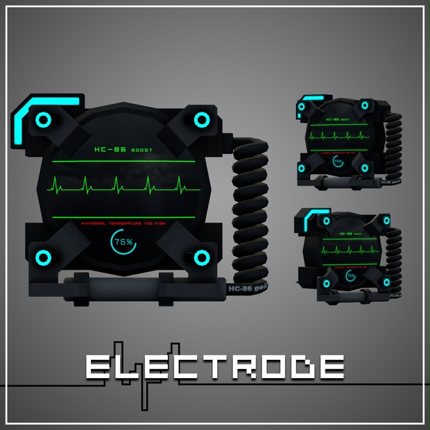 ELECTRODE 電気心臓 Ver.2 HC-806 - #ALUSCHAN_MELTDOWN - BOOTH