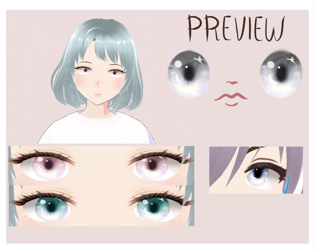 Crystal eyes - Gaux - BOOTH