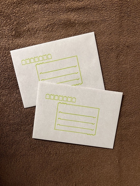 上富士郵便局 オリジナル封筒 2枚組 - -863M - BOOTH