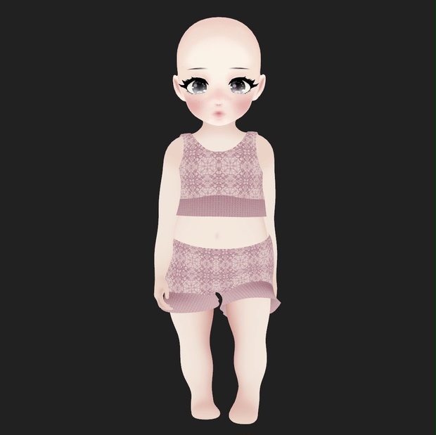 Chibi base - FREE - 4 Skin tones - Read TOS - Darvulia - BOOTH
