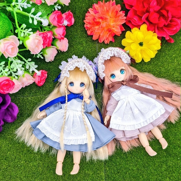 エプロンワンピースセット🌹 - erieri*doll - BOOTH
