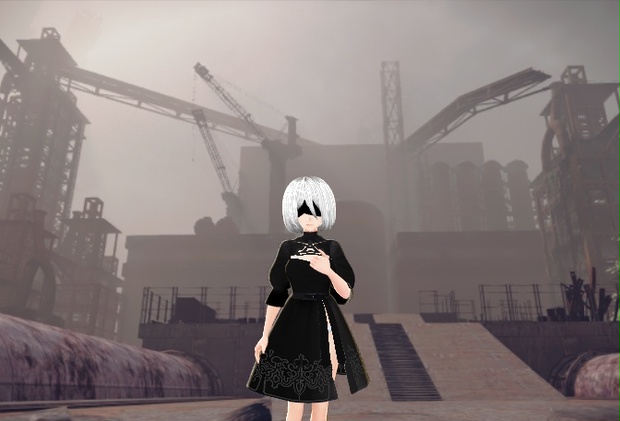 2B NIER - 【VRoid】- 2B ニーア オートマタ - kurobany - BOOTH