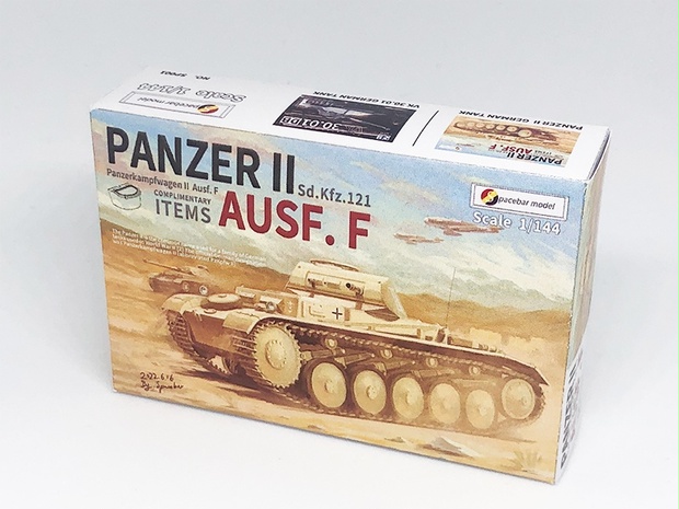 1/144 Panzer II Ausf F /2号戦車F型 - Spacebartyan Hobby - BOOTH
