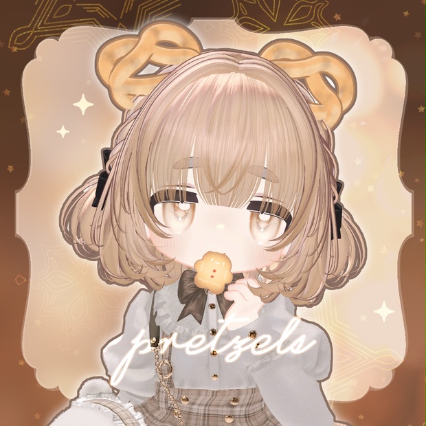 🎄Pretzels MIMI🥨プレッツェルのトナカイ風おみみ - ふわふわすの～₍ᐢ..ᐢ₎ - BOOTH