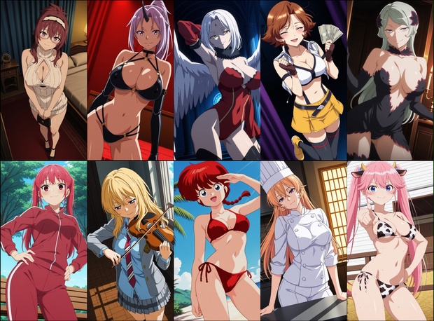 2025 JUNE BOOTH BUNDLE 12 waifus | 2025年6月ブースバンドル 12人のワイフ - kurabosu - BOOTH