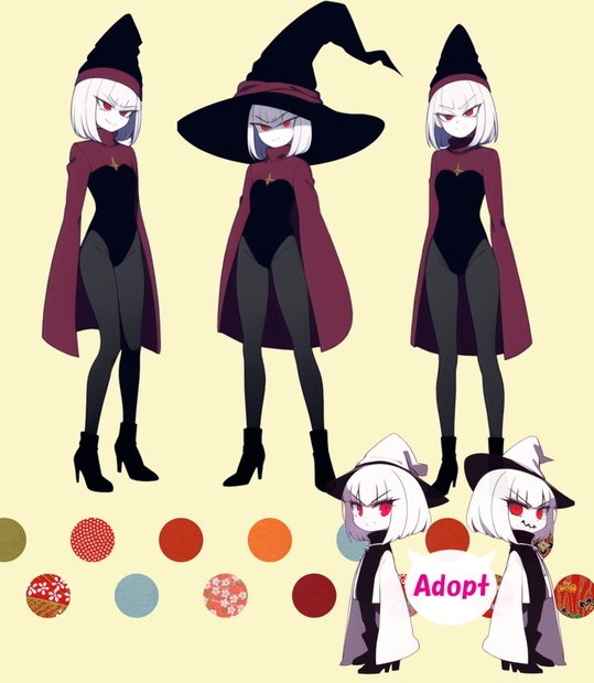 「モブ魔女」キャラクター立ち絵集 ツクール、TRPG、様々な用途に使用可ライセンスフリー 10/15日追加 - nankotu - BOOTH